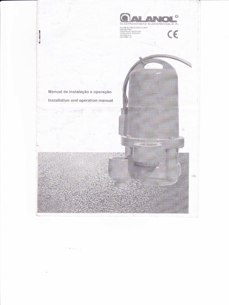 Manual Eletrobomba Submersivel | PDF