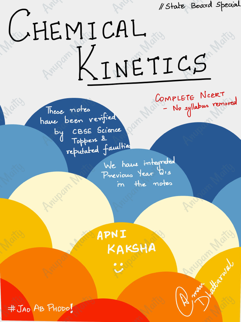 Chemical Kinetics Complete NCERT | PDF