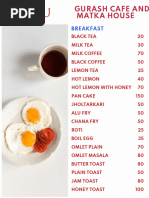 FGH Cafeteria Lunch Menu | PDF | Sauce | Hamburgers