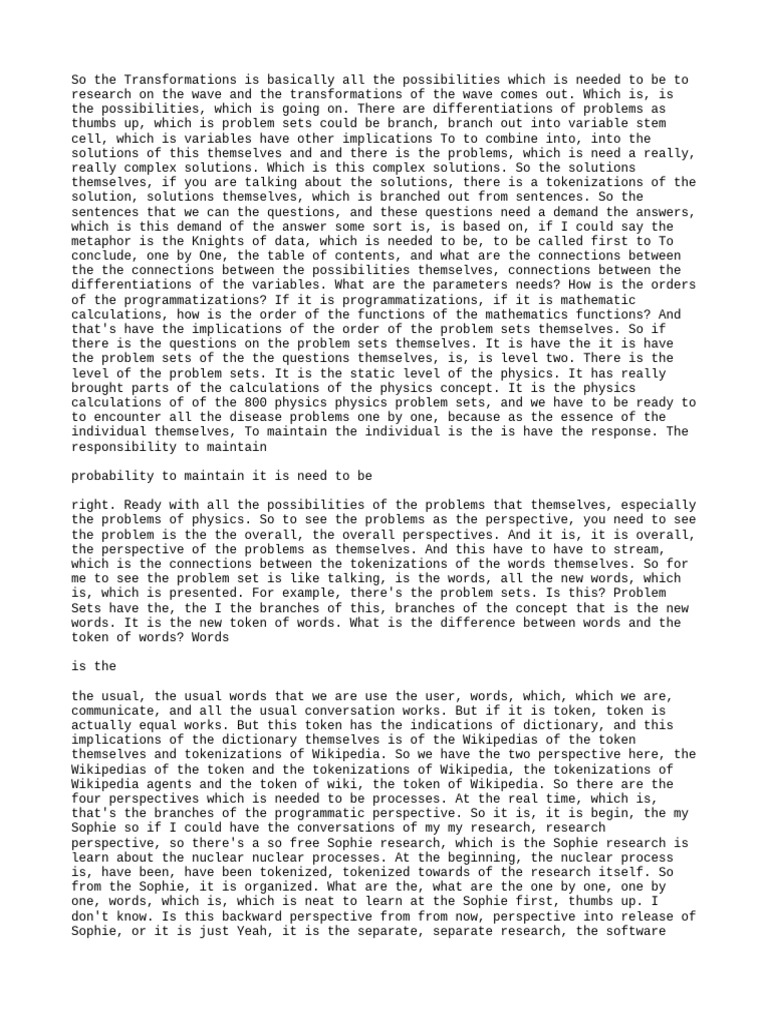 Note 20250410 2314 Otter Ai | PDF | Variable (Mathematics) | Mathematics