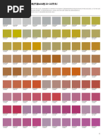Pantone to Isacord Color Conversion Chart | PDF | Color | Graphic Design