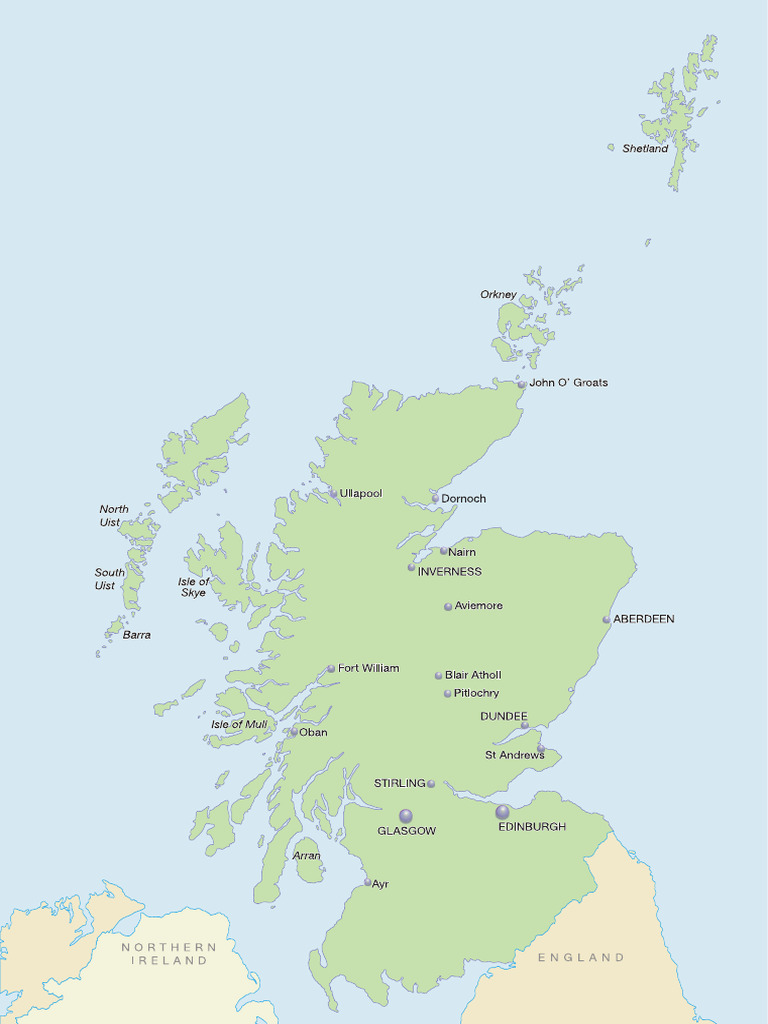 Scotland Map | PDF