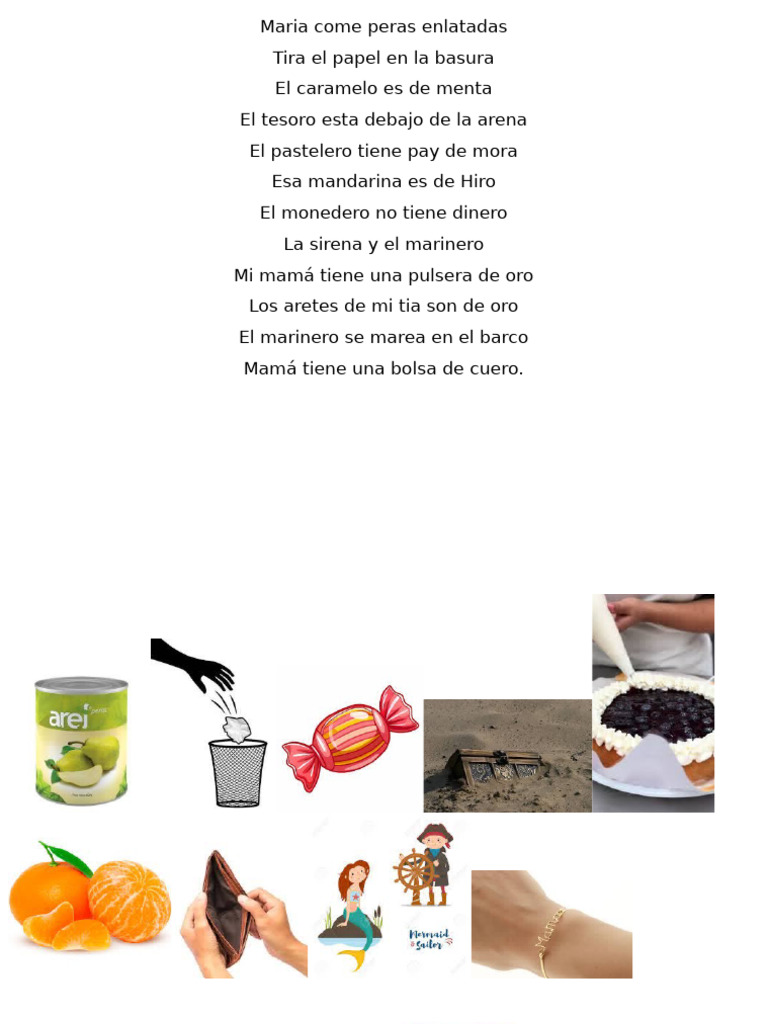 Frases con R Suave en Oraciones | PDF