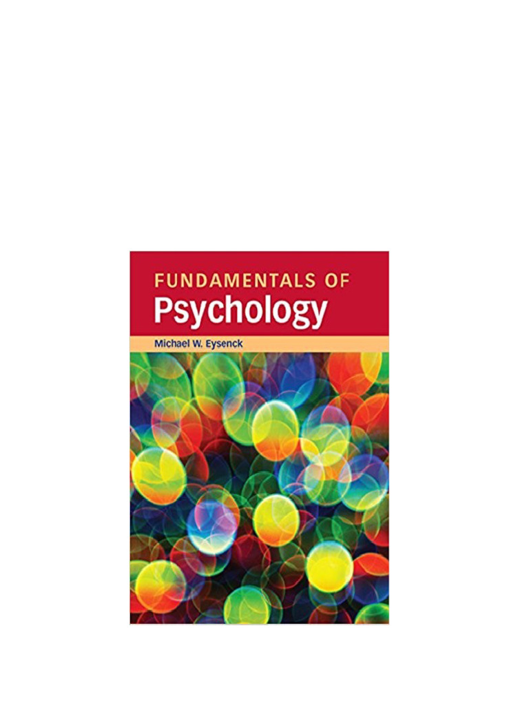(Ebook PDF) Fundamentals of Psychology by Michael Eysenck PDF Download ...