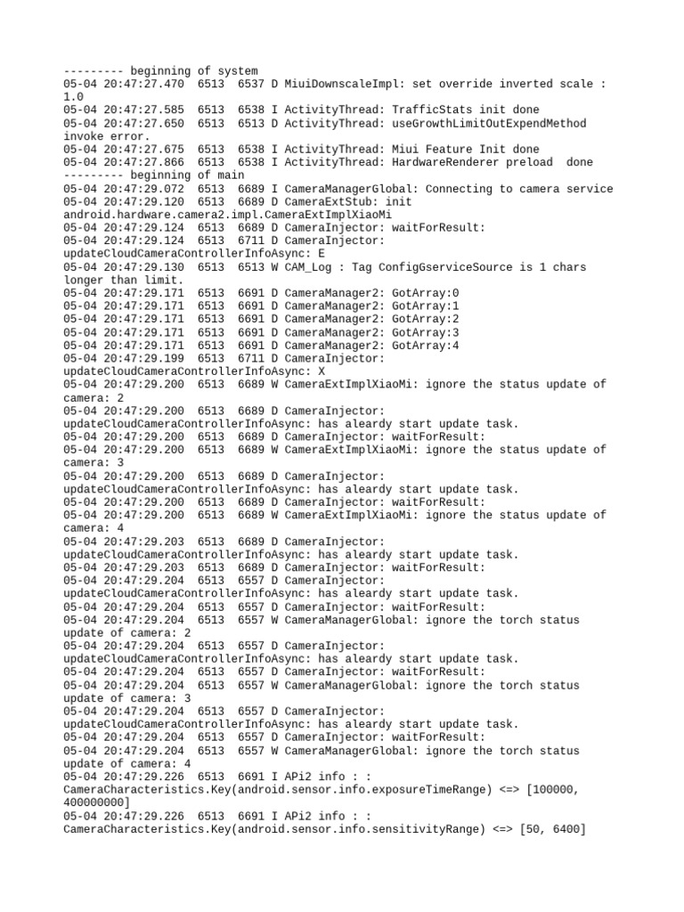Log Cat 1746366448983 | PDF | Computer Architecture | System Software