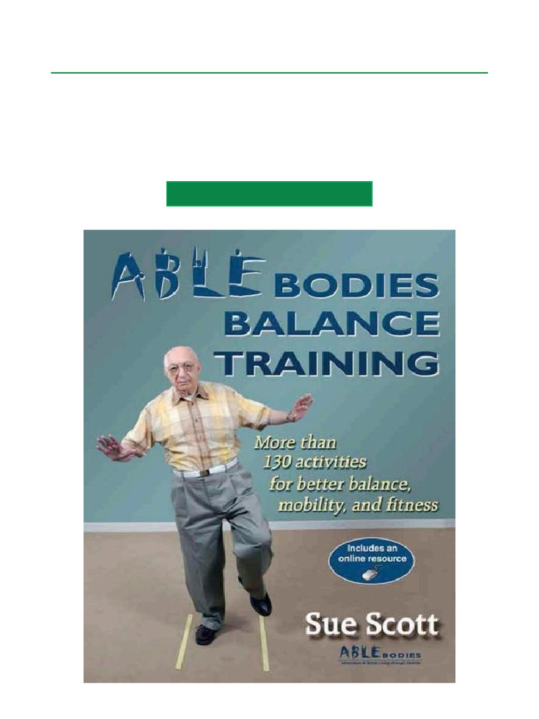 Able Bodies Balance Training Guide | PDF