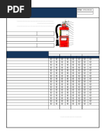 Formato Inspección de Extintores | PDF