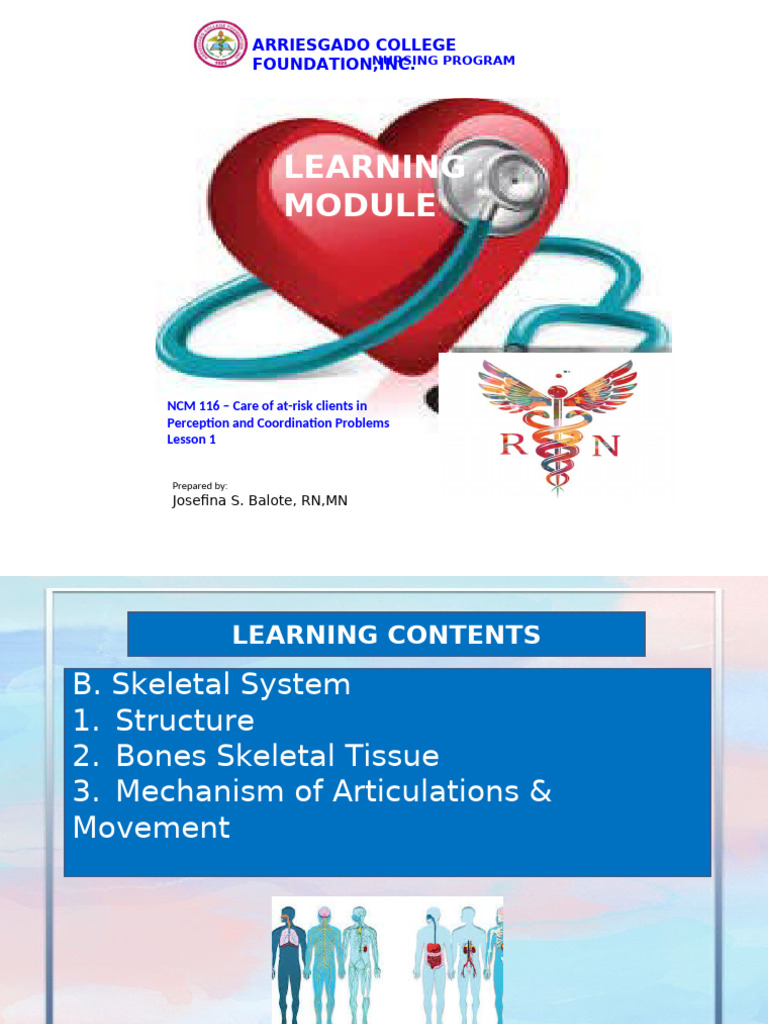 2B-2025-NCM-116-COURSEPACK-Skeletal-System 2 | PDF | Anatomical Terms ...