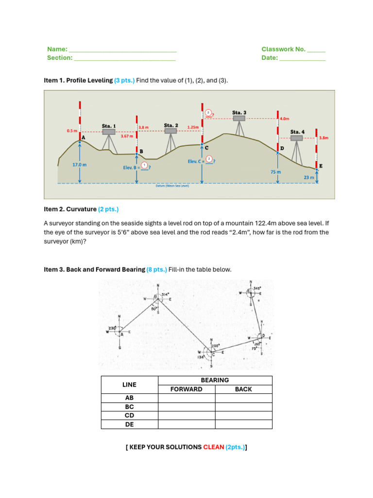 CE120-03 - Classwork 3 | PDF