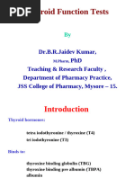 Thyroid Function Test TFT Interpretation | PDF | Thyroid Stimulating ...