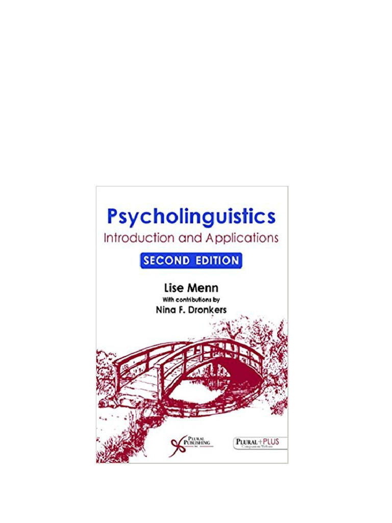 (Ebook PDF) Psycholinguistics Introduction and Applications Second ...