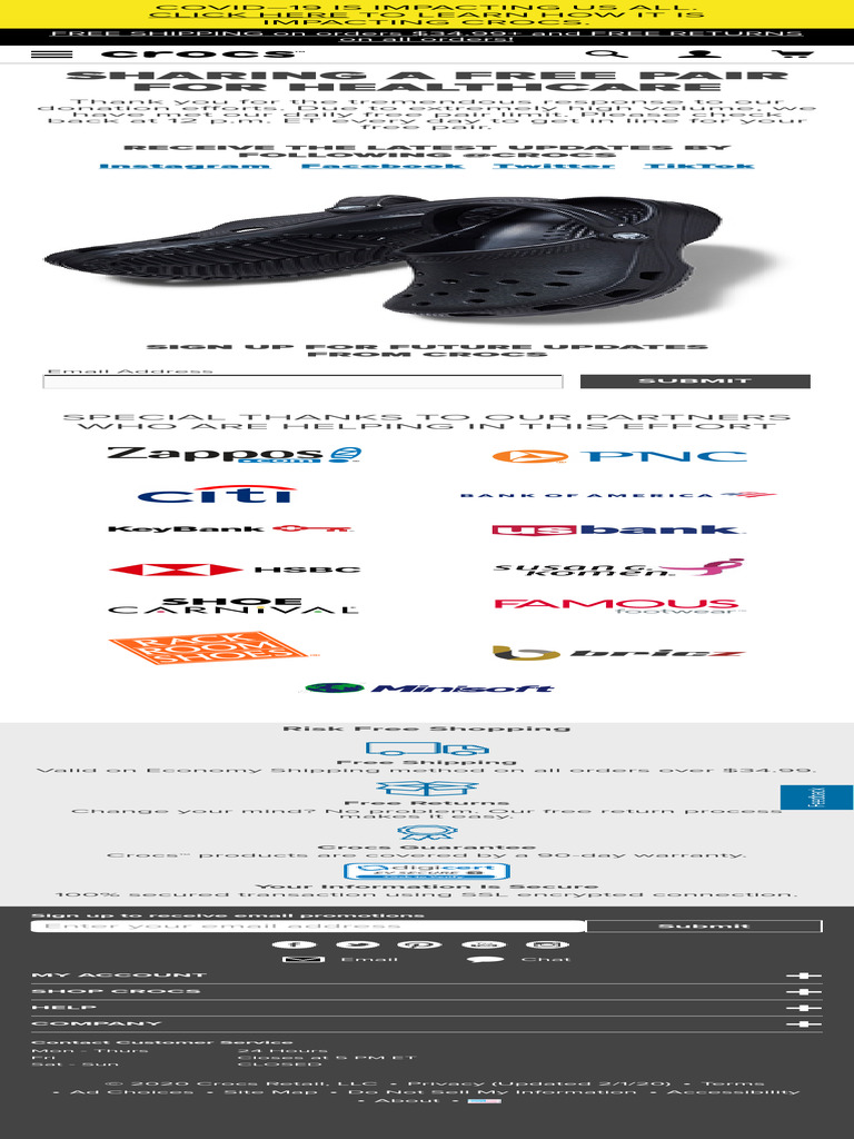 Crocs - Sharing A Pair For Healthcare | PDF