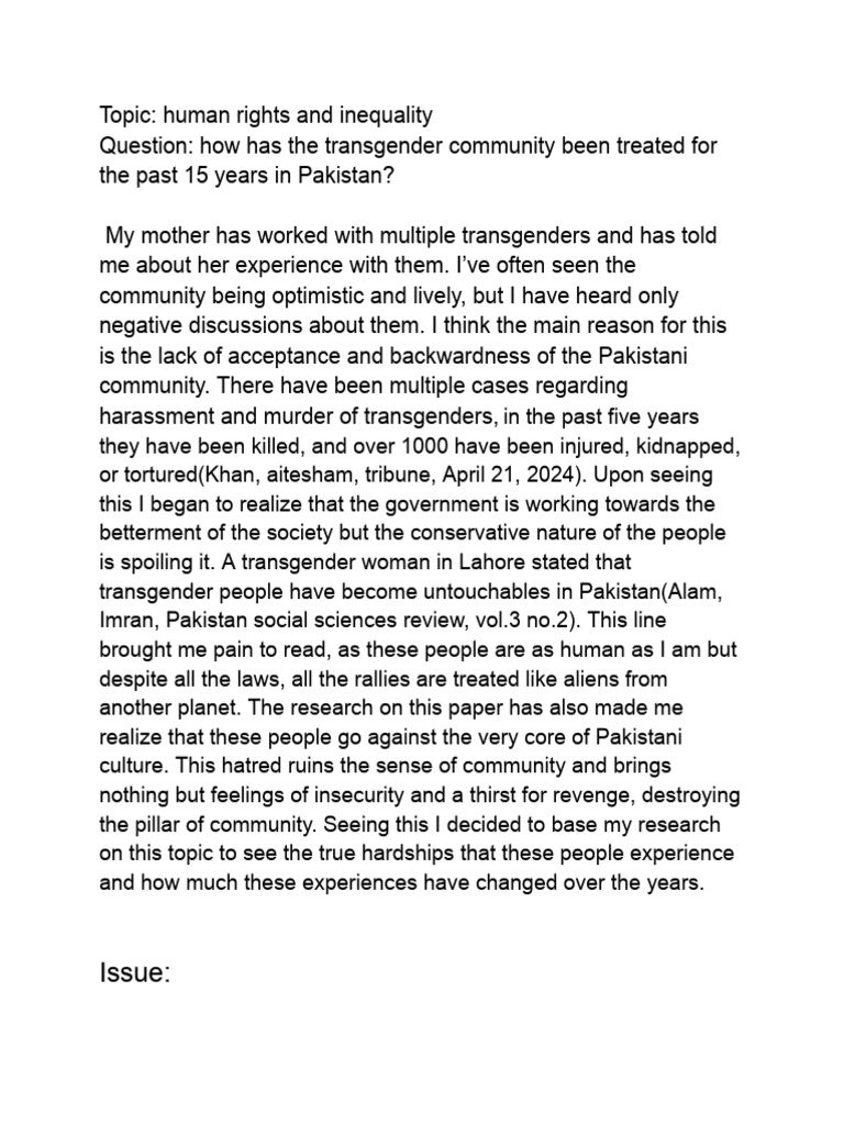 GP IR About Transgender Oppression | PDF | Gender | Gender Studies