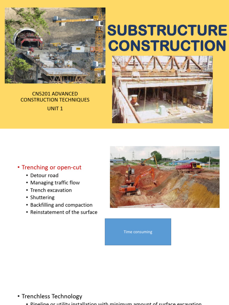 U1 001 Pipe Jacking Box Jacking Microtunnelling - Substructure Construction | PDF | Deep ...