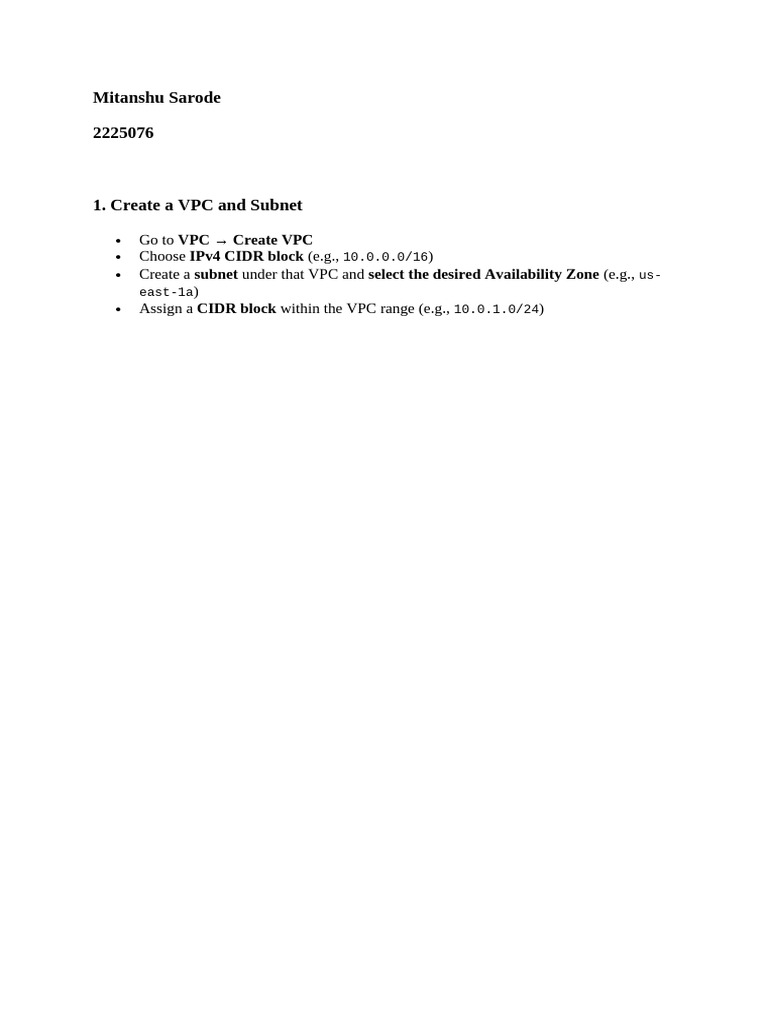 Mitanshu Sarode 2225076 | PDF