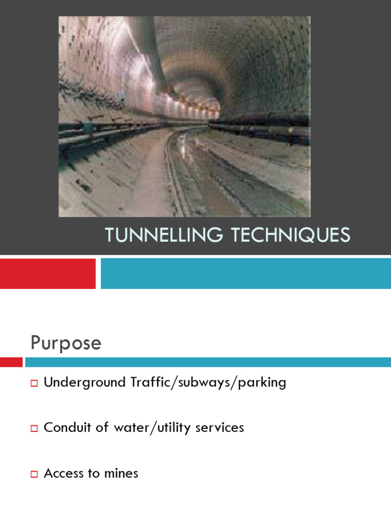 Understanding Tunnel Construction Methods | PDF | Tunnel | Deep Foundation