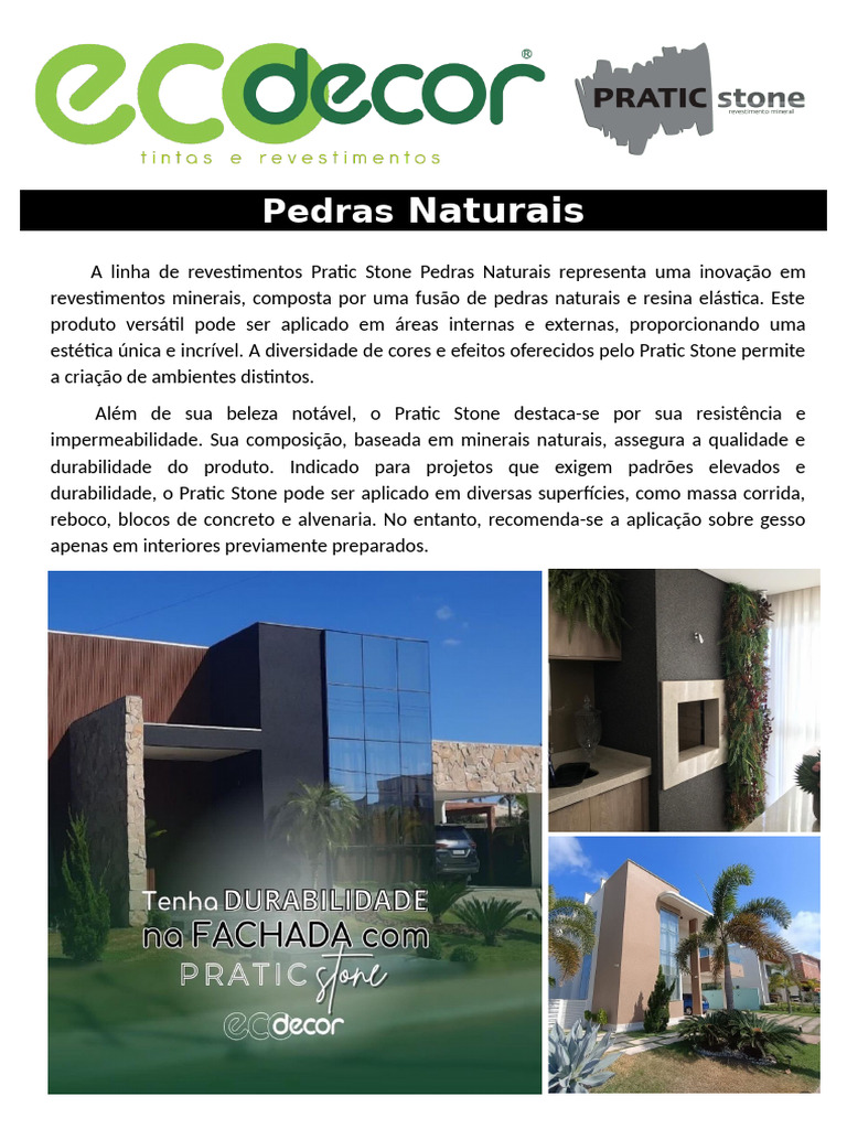 CATALOGO PRATIC STONE | PDF