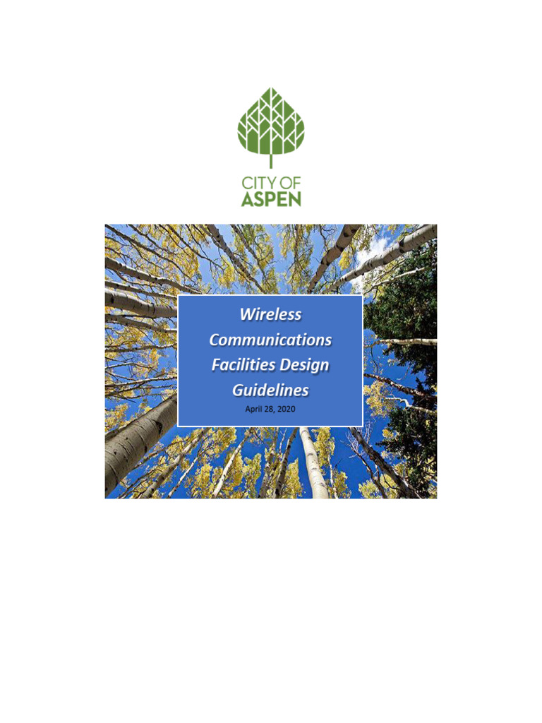 Wireless Communications Facilities Design Guidelines - Final 042820 ...