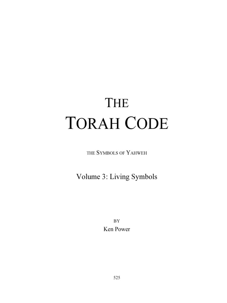 Torah Codes | PDF | God The Father | Oral Torah