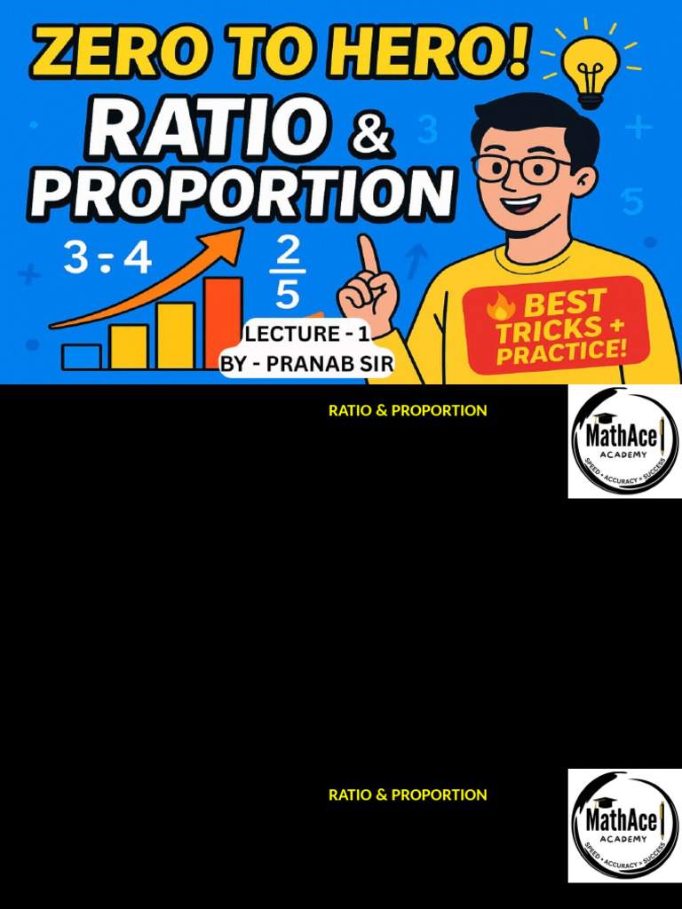 Ratio and Proportion | PDF