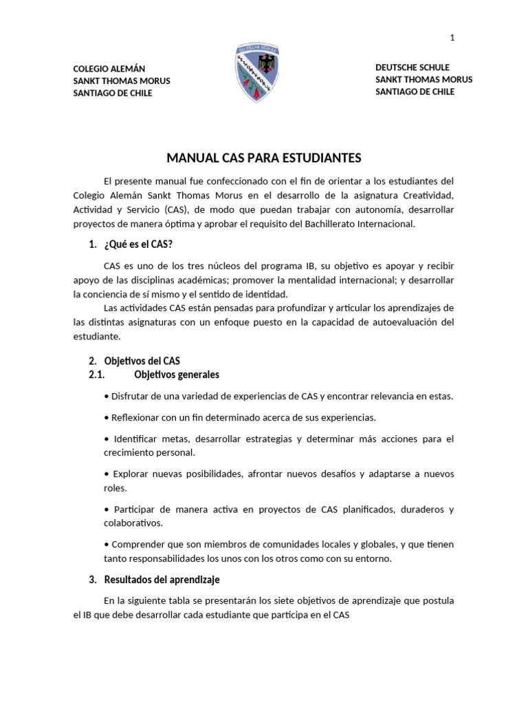 Manual CAS | PDF | Aprendizaje | Maestros