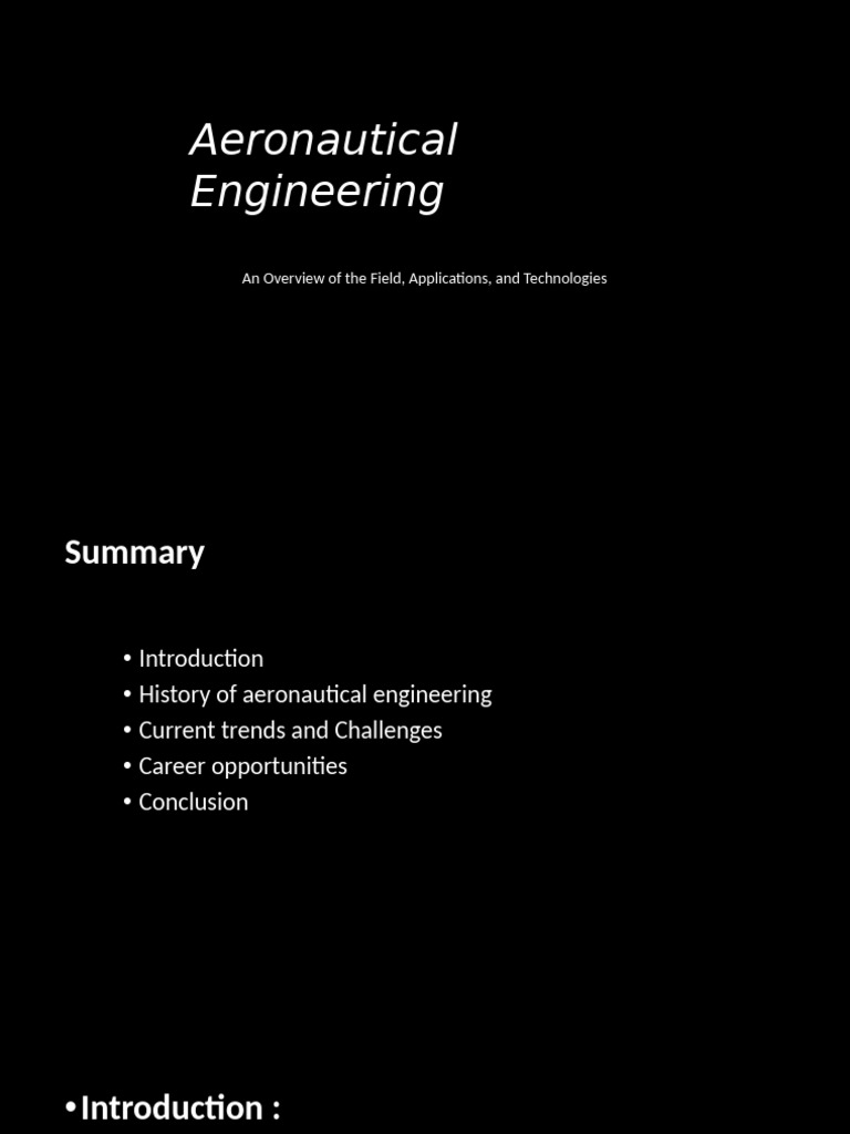 Aeronautical Engineering | PDF