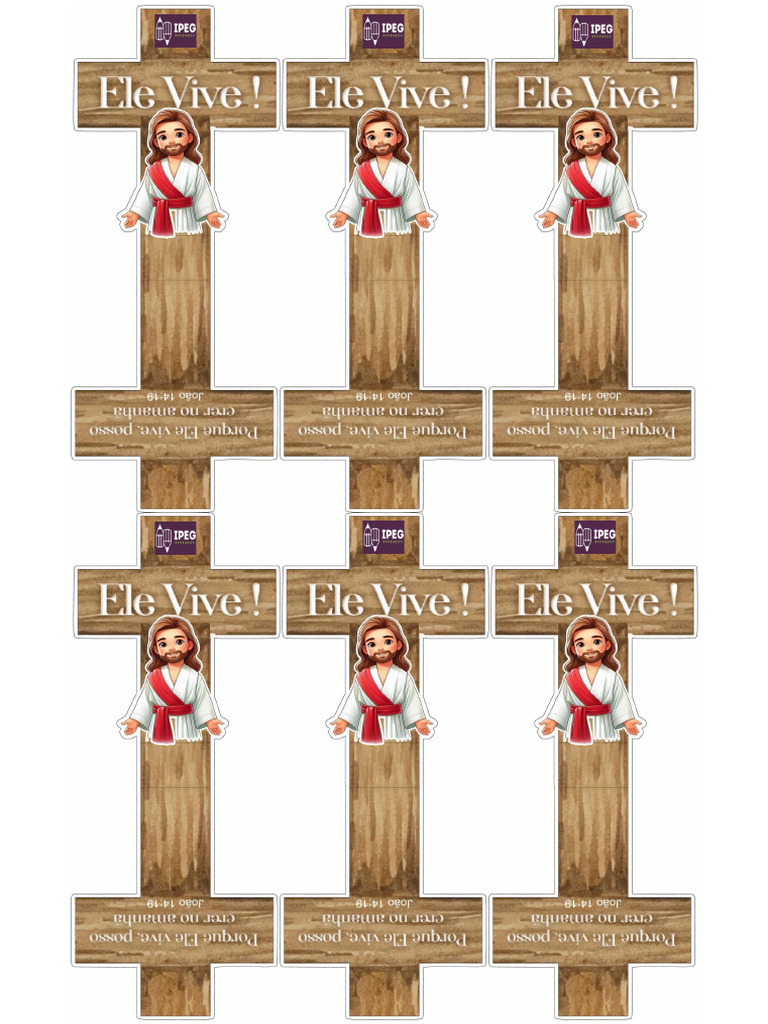 Card Cruz Jesus Modelo 2 | PDF