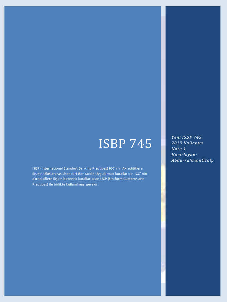 Yeni Isbp Web 1 2 | PDF
