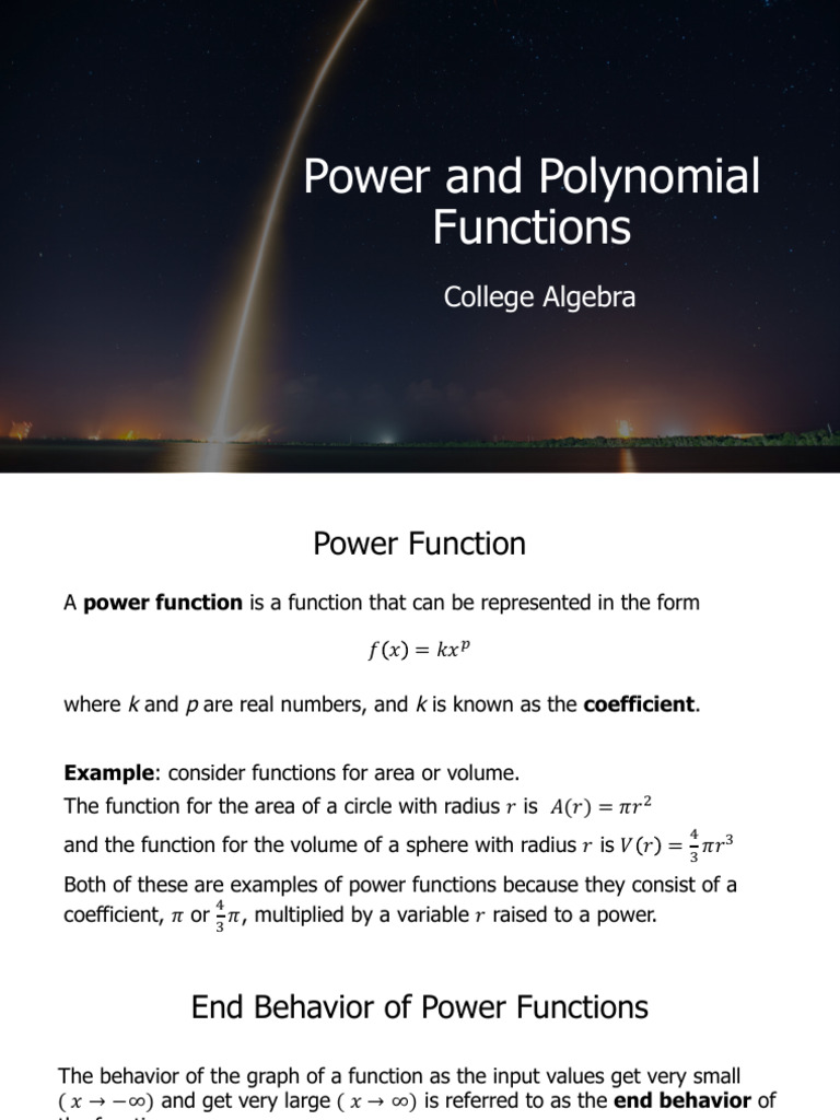 CollegeAlgebra_09_PowerandPolynomialFunctions_ | PDF | Polynomial ...