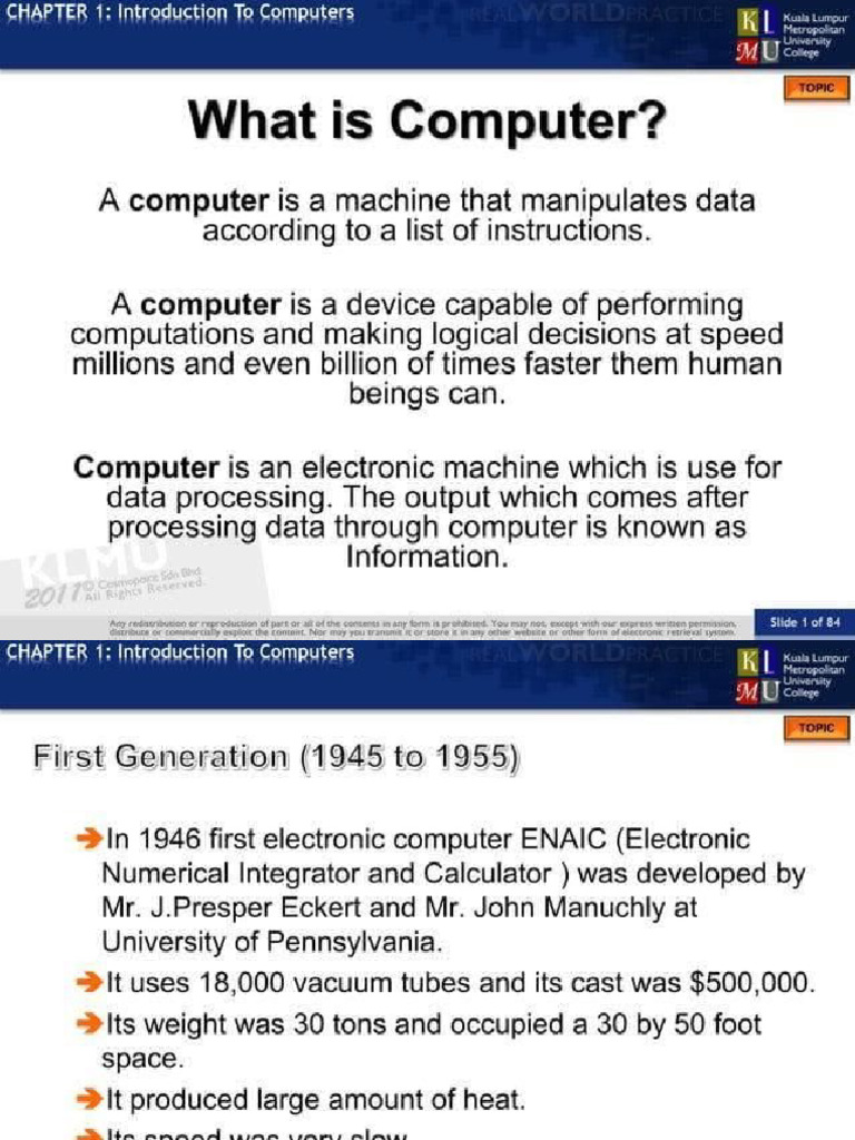 Computer Introduction | PDF