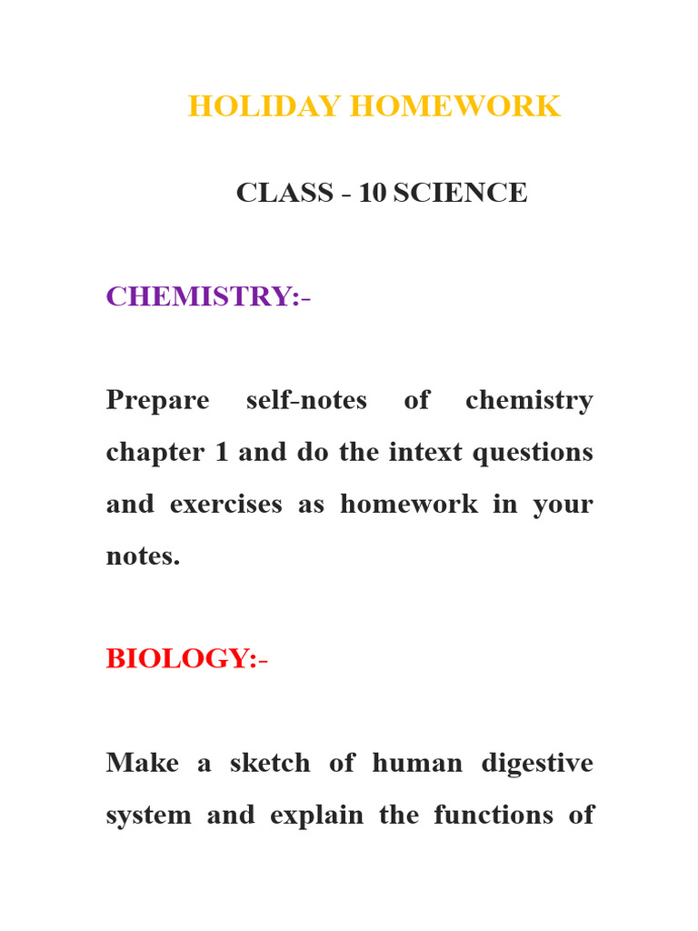 Class 10 Science 1 | PDF