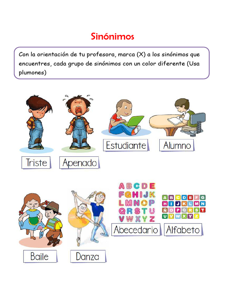 Sinonimos y Antonimos | PDF