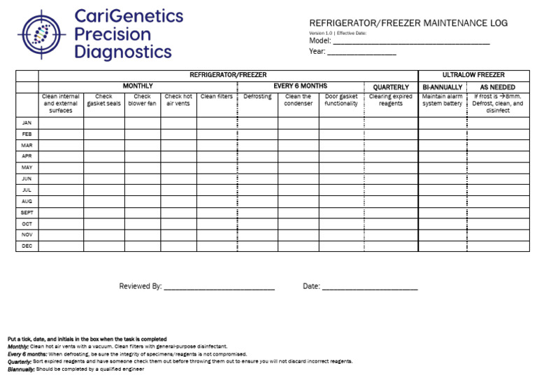 Frige:freezer Maintenance | PDF