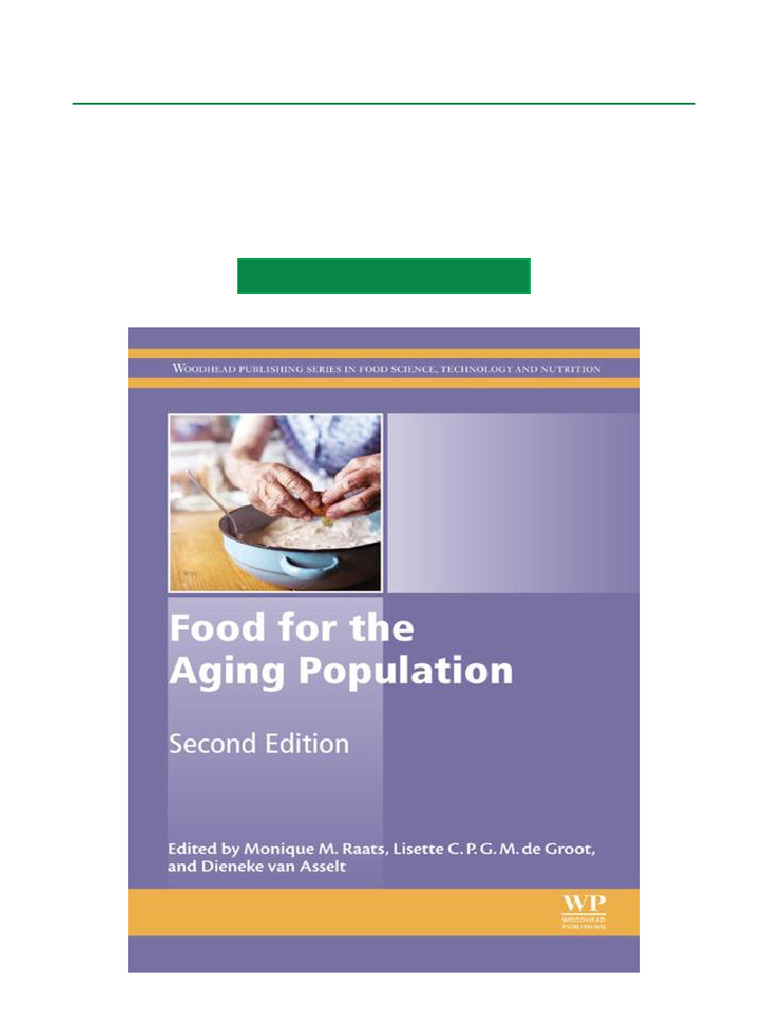 Food For The Aging Population, 2nd Edition Scribd Full Download | PDF | Biscuit | Cracker (Food)