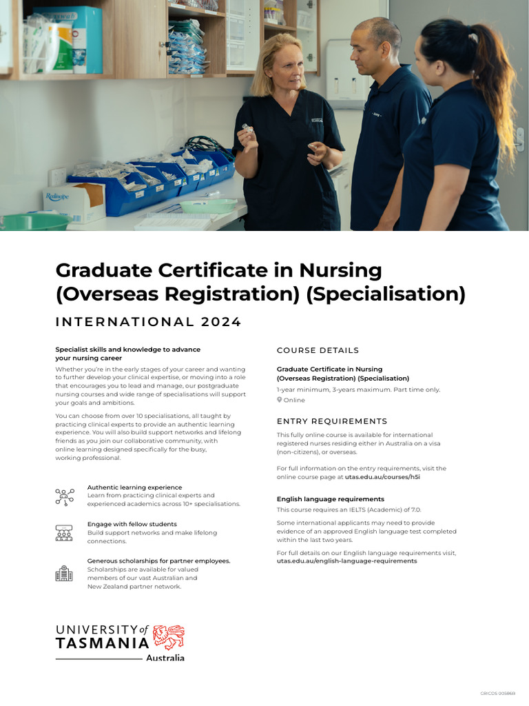 2024 - COHM PG - Grad Cert Nursing - A4 - 2pp - V5 - WEB - OP | PDF ...