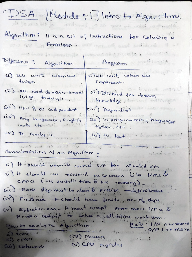 DSA Module 1&2 | PDF