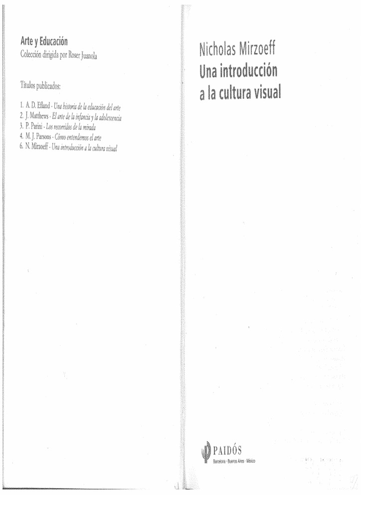 Mirzoeff, N. La Era de La Fotografía 1839-1982 | PDF