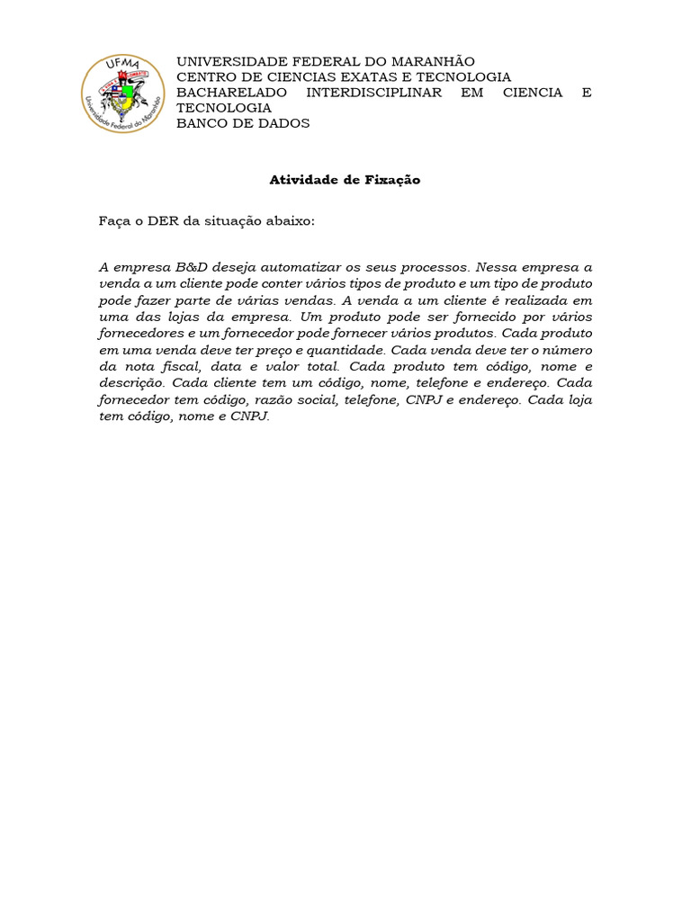 BD_Atividade01 | PDF