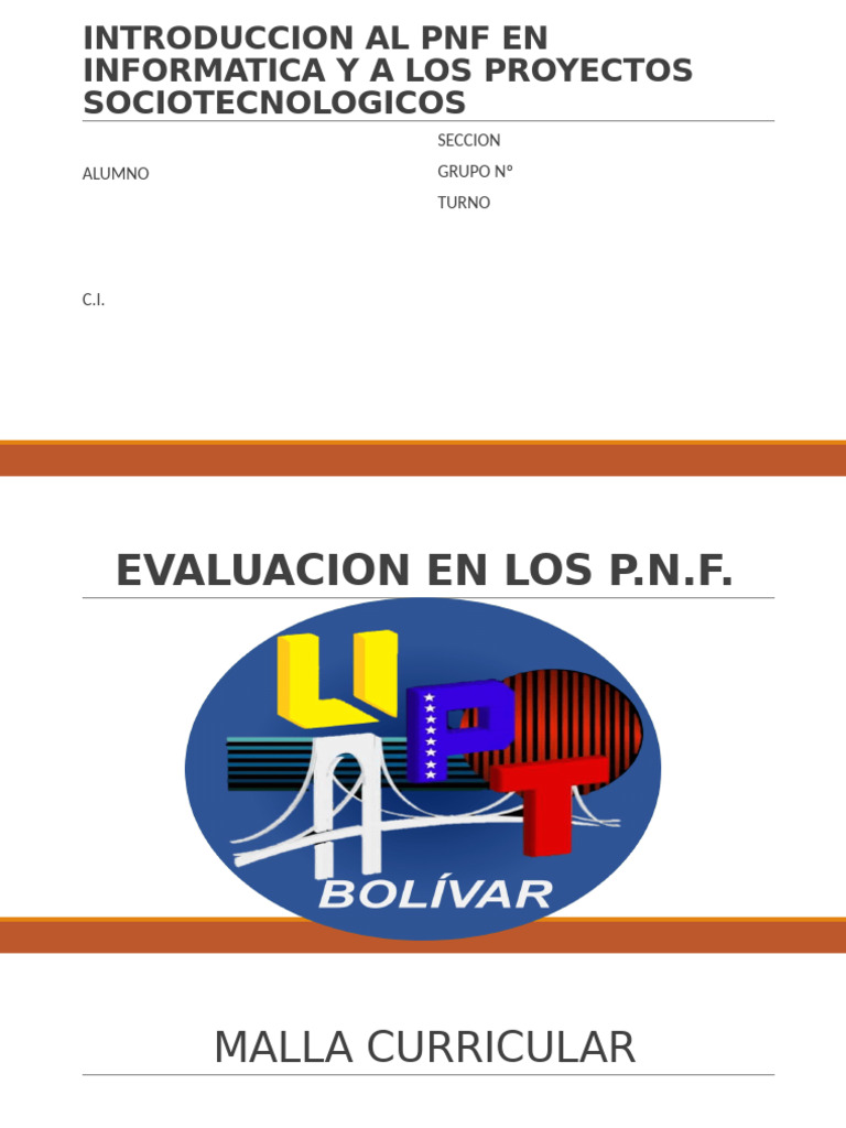 Evaluacion en Los PNF | PDF
