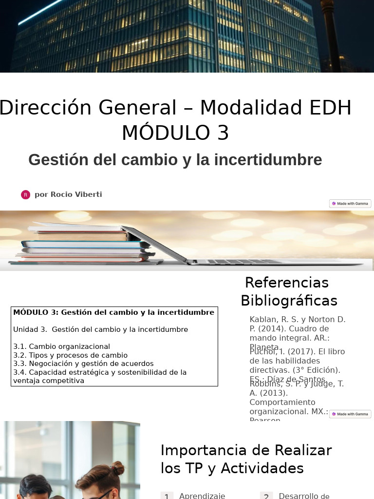 Presentación Módulo 3 EDH | PDF | Conflicto (proceso) | Business
