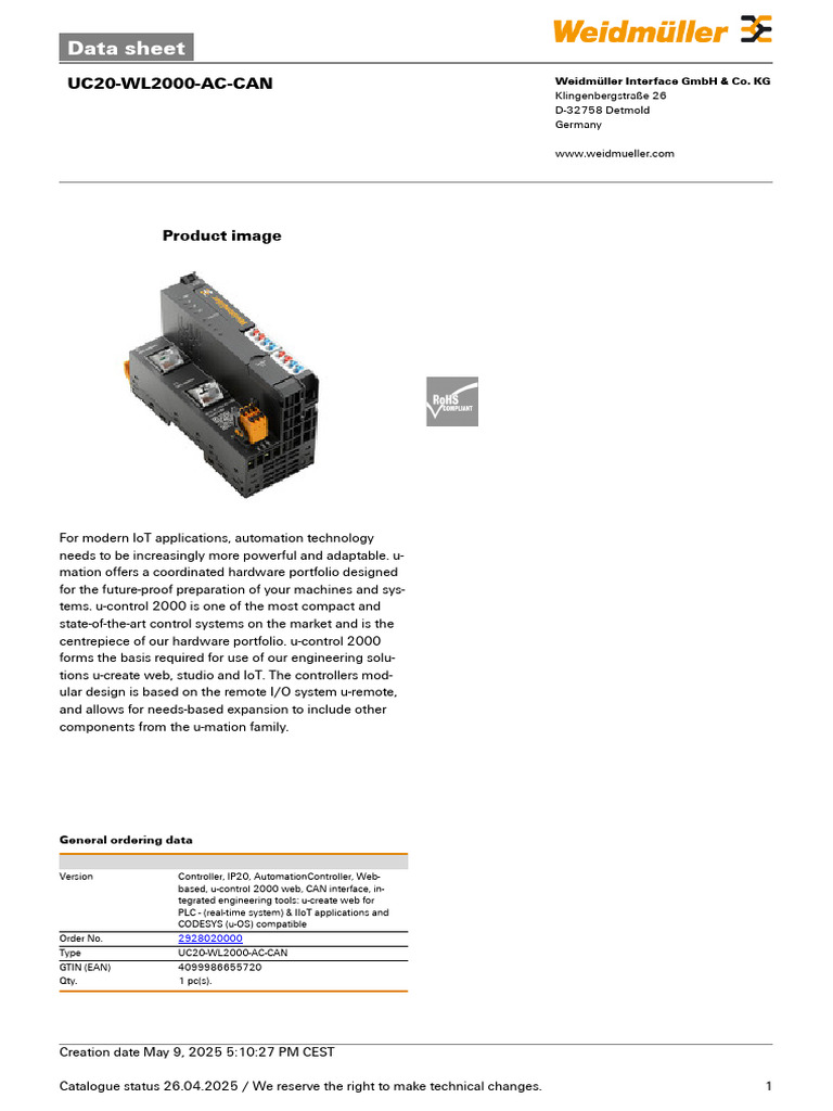 UC20 WL2000 AC CAN - en | PDF | Computer Science | Electronics