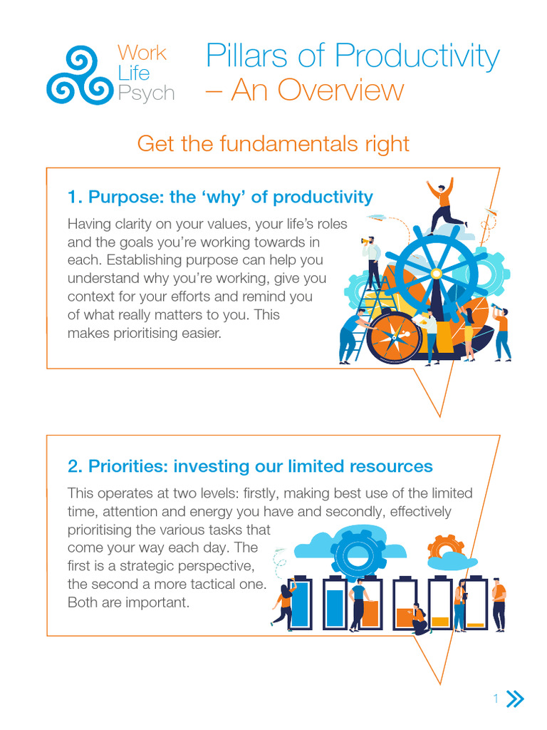 Pillars of Productivity Overview | PDF | Learning | Cognition