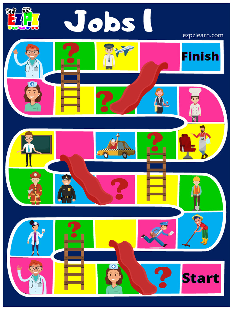 Jobs1 Slides and Ladders Game | PDF