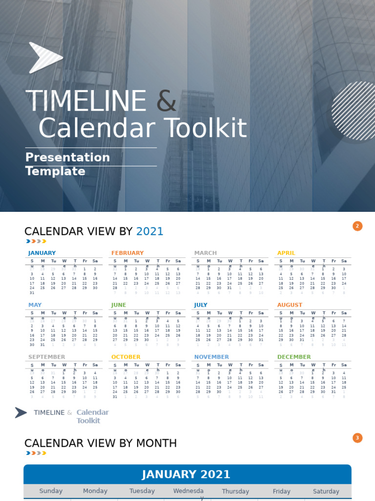 2021 Calendar and Timeline Toolkit | PDF