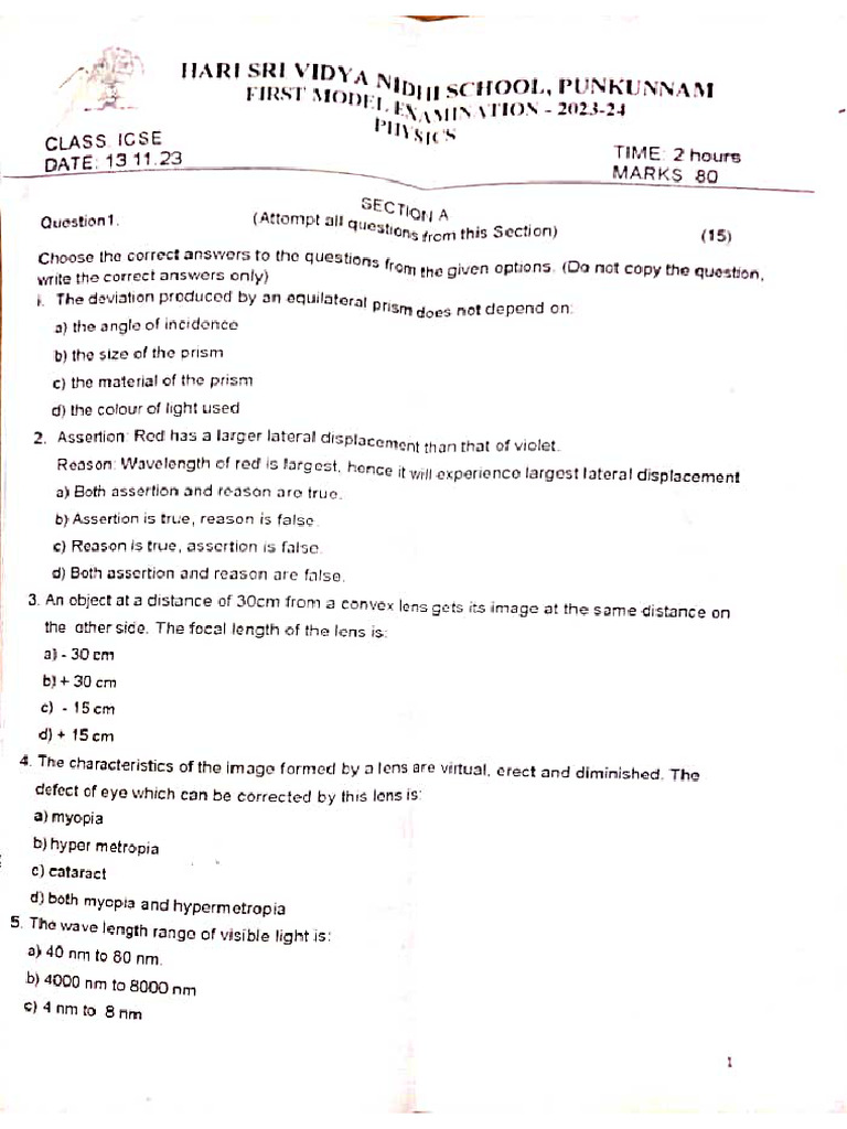 Physics First Model | PDF