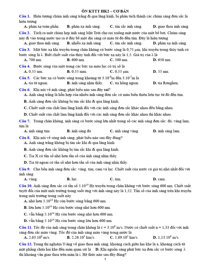 Hi NG Chùm Ánh Sáng TR Hi NG Tchùmh Pánhsángm TTR NGM CC CT M TD NG M Y Tinh Có Bi T Chi TC C ...