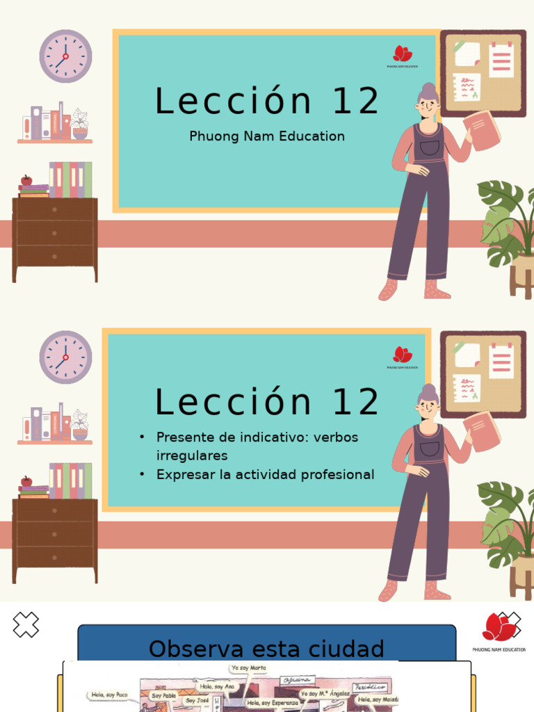 Presente de Indicativo y Verbos Irregulares | PDF | Verbo | Conjugación ...