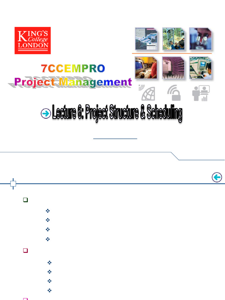 L6 StructureSchedule 2024 Final | PDF | Project Management