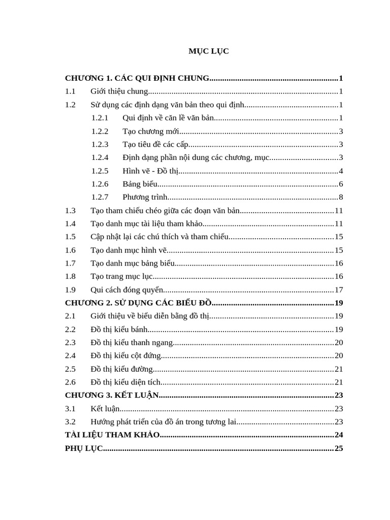 HUONG DAN TRINH BAY DATN-file 2 | PDF