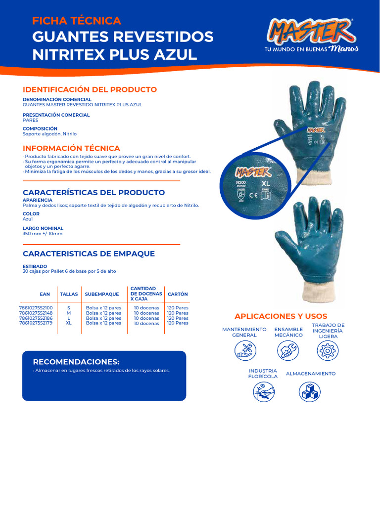 5 Ficha Técnica Revertidos Nitritex Plus Azul | PDF